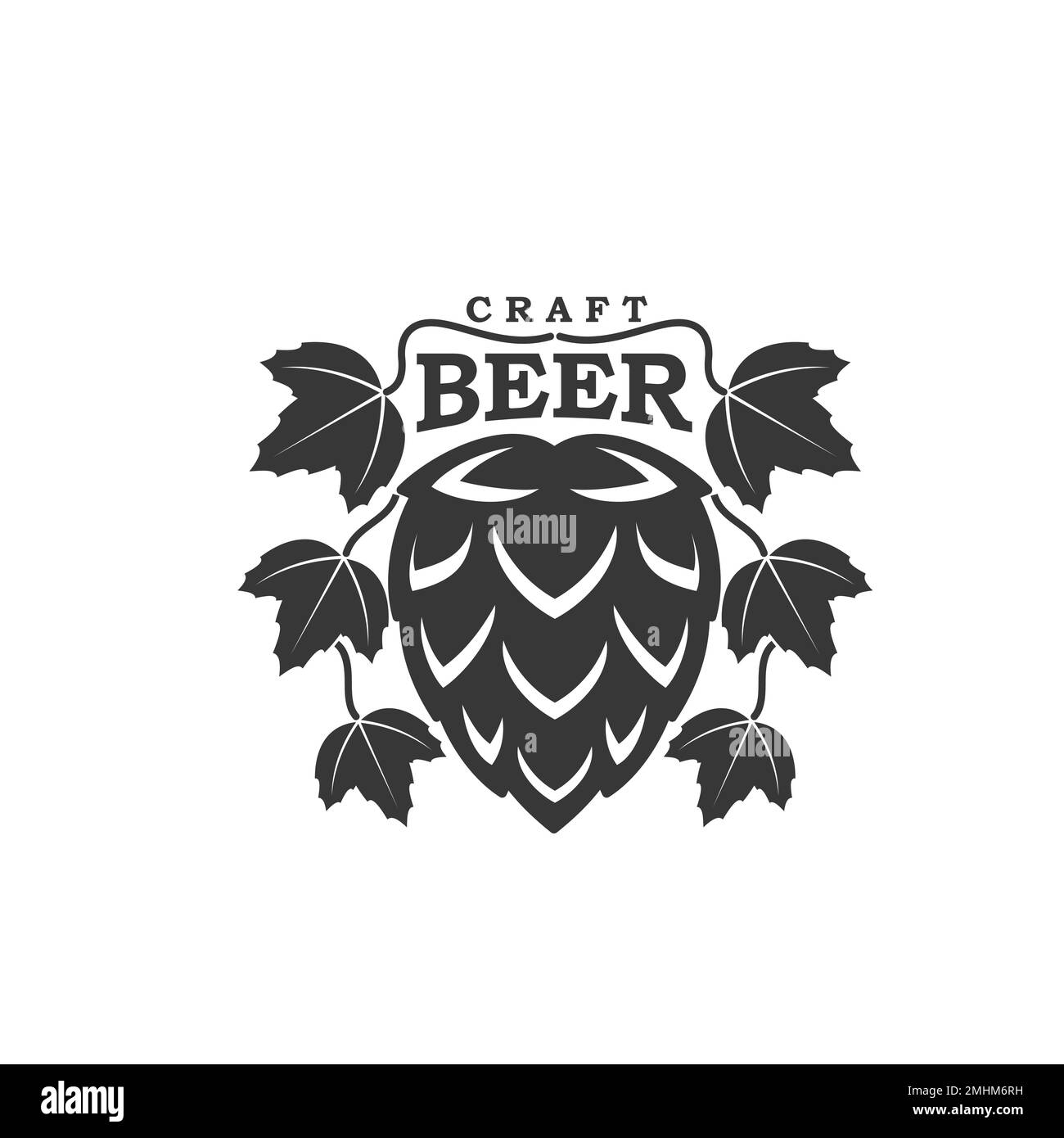 Symbole brasserie artisanale. Bar ou pub, restaurant alcool menu ...