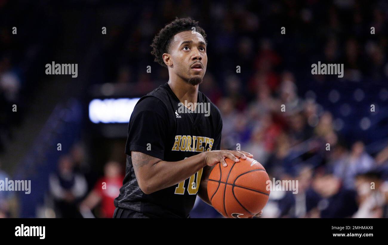 Alabama State guard Jacoby Ross prepares to shoot a free throw during ...
