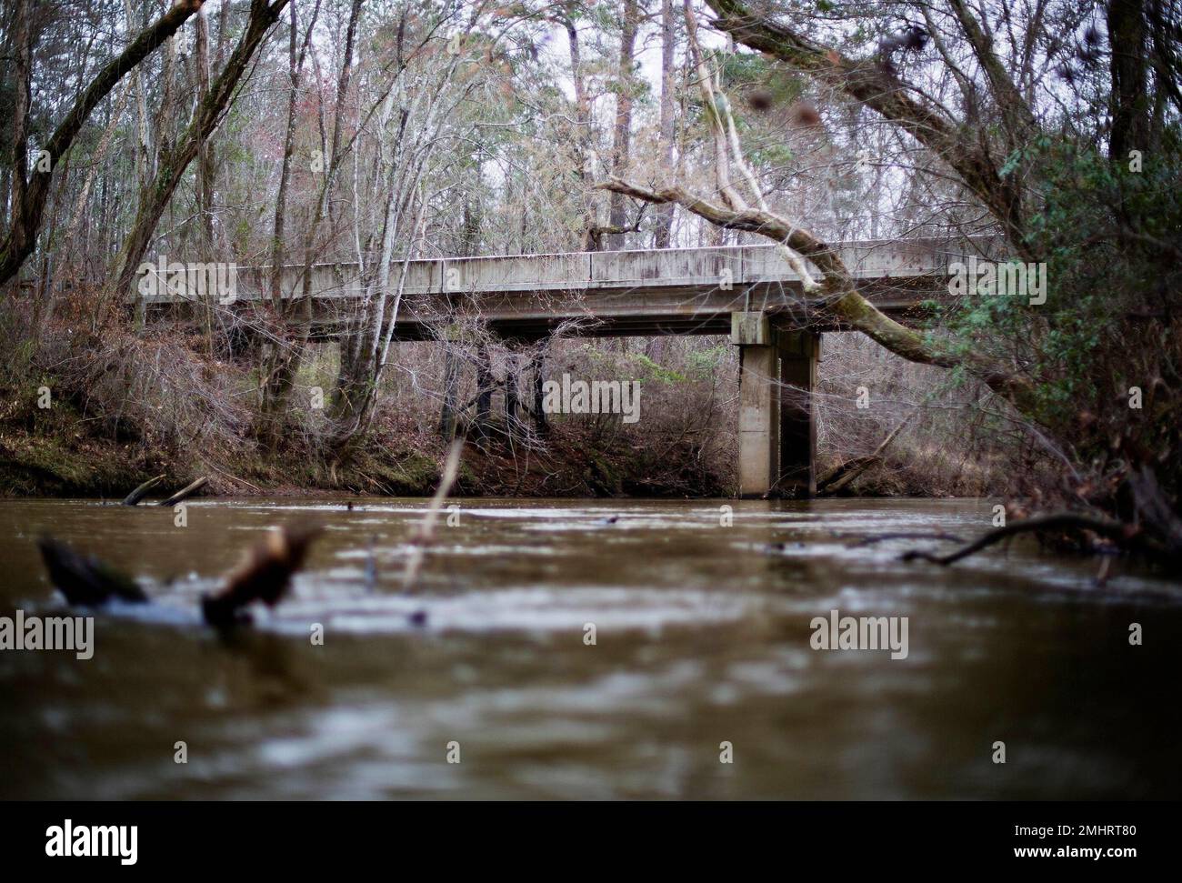 FILE- This Feb. 22, 2018, file photo shows a bridge that spans the ...