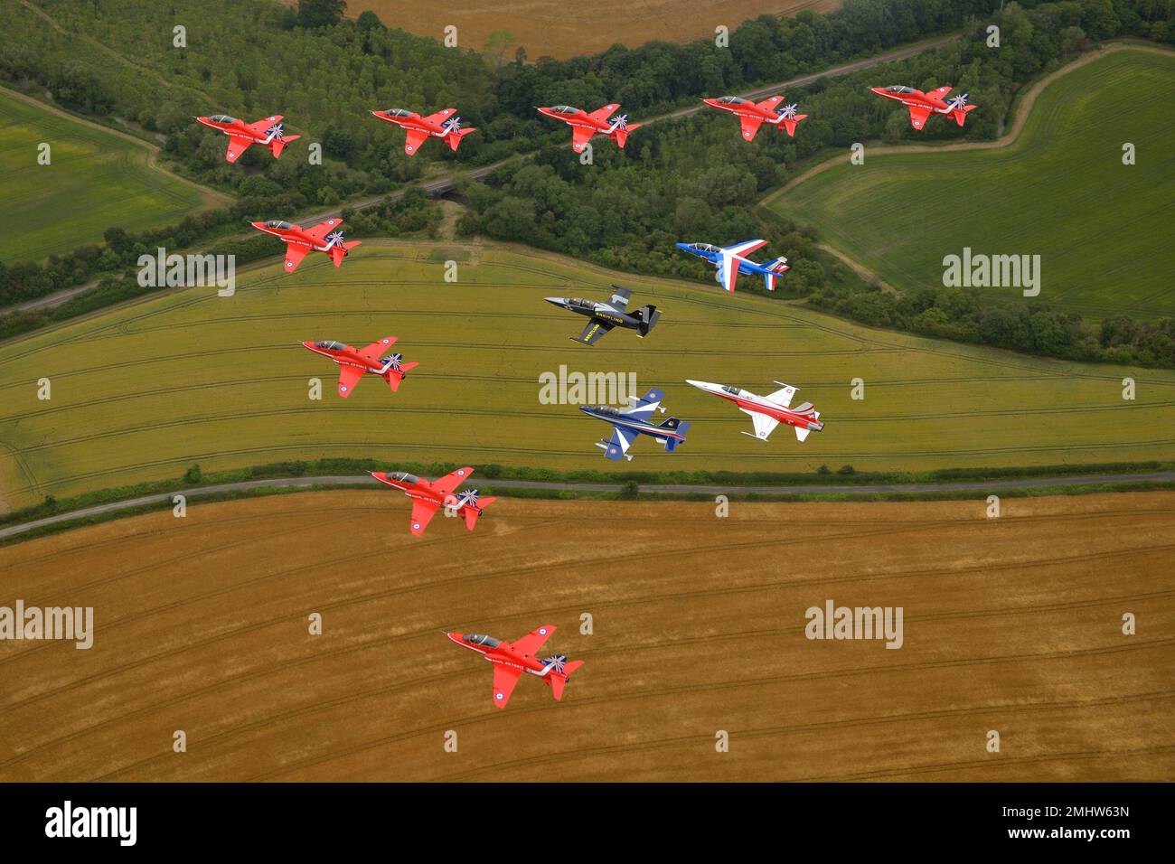IMAGE DISTRIBUTED FOR BREITLING - To celebrate the RAF's Red Arrows ...