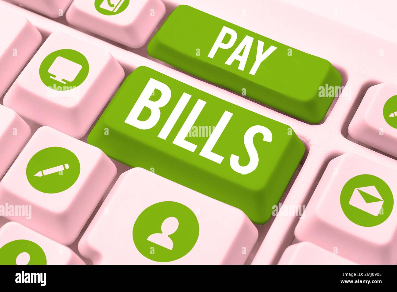 Légende conceptuelle factures de paiement. Idée d'entreprise liste des ...