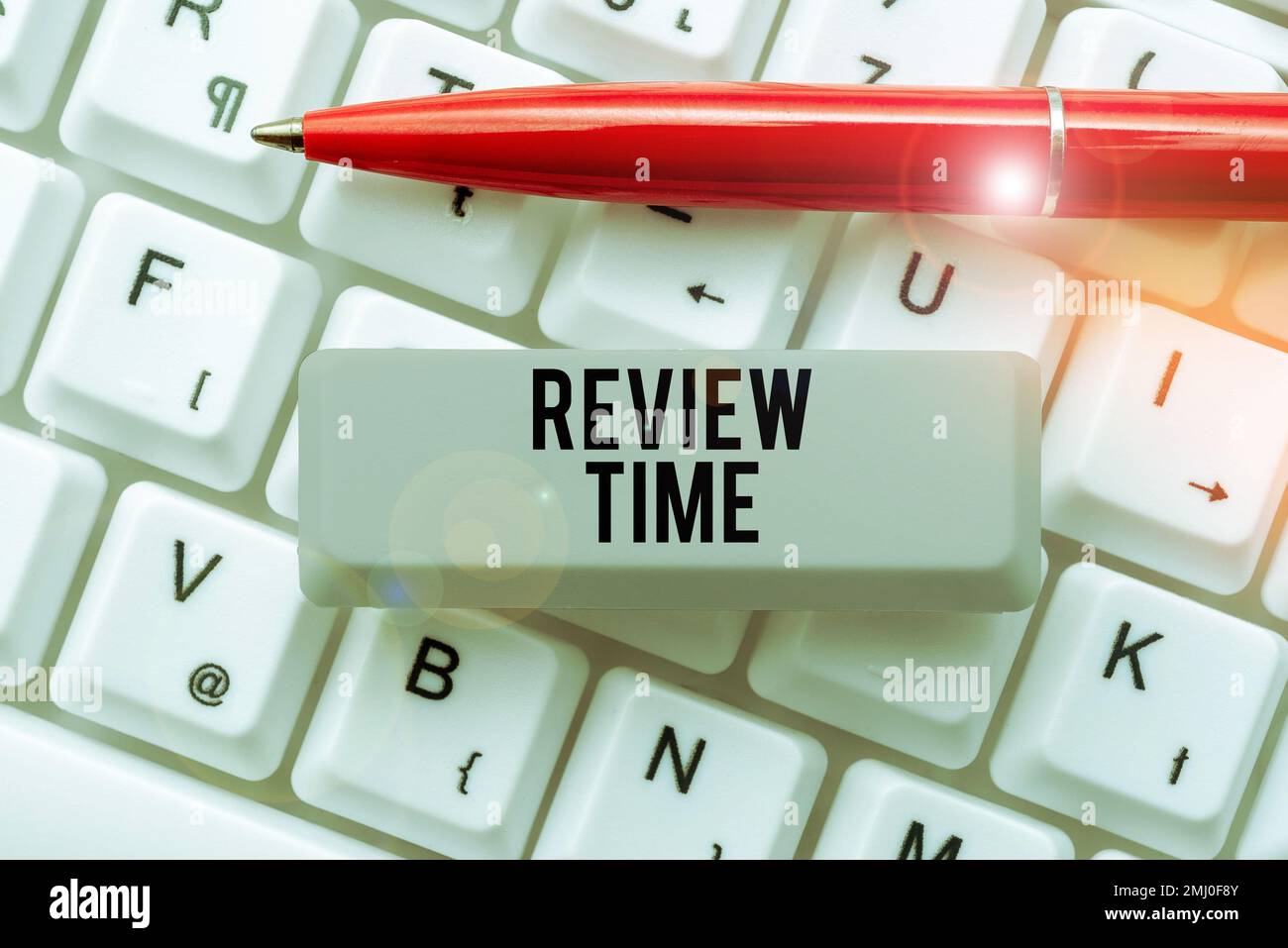 Temps de révision du texte d'écriture manuscrite. Mot pour la situation ...
