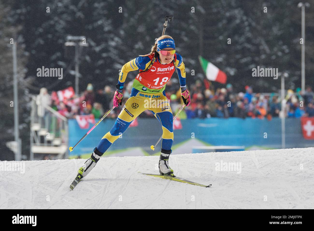 Lenzerheide, Suisse, 27. Janvier 2023. JOHANSSON Tilda SWE beim 7,5 km ...