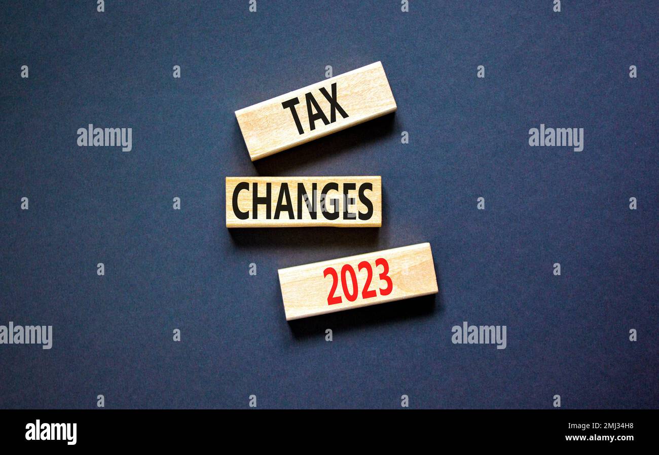 Symbole De Modification Des Taxes 2023 Mots De Concept Modifications