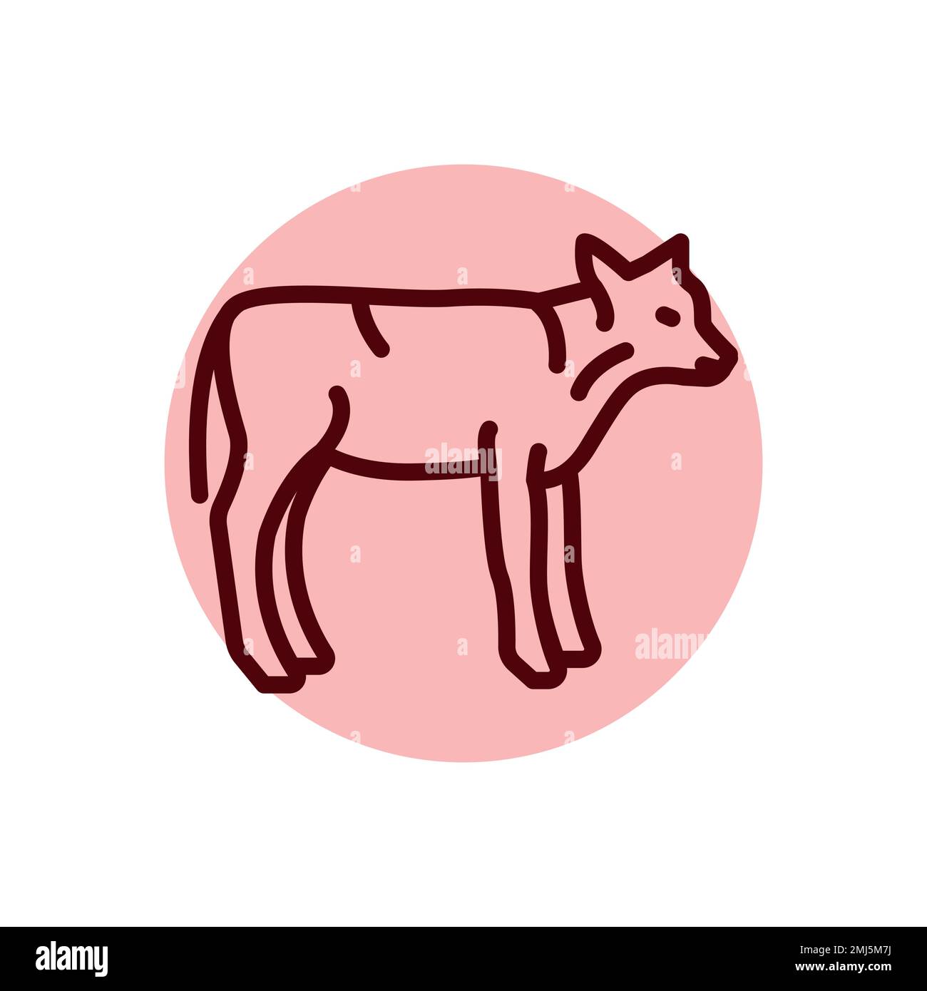 Butcher pictogram Banque d'images vectorielles - Alamy