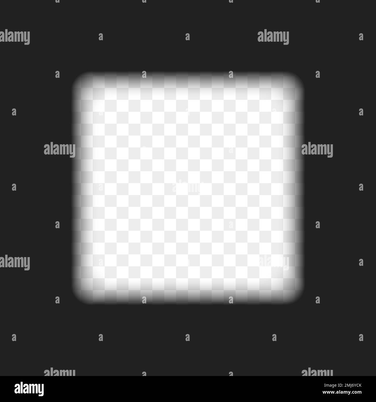 Modèle de cadre cinématographique carré sur fond transparent. 1 sur un ...