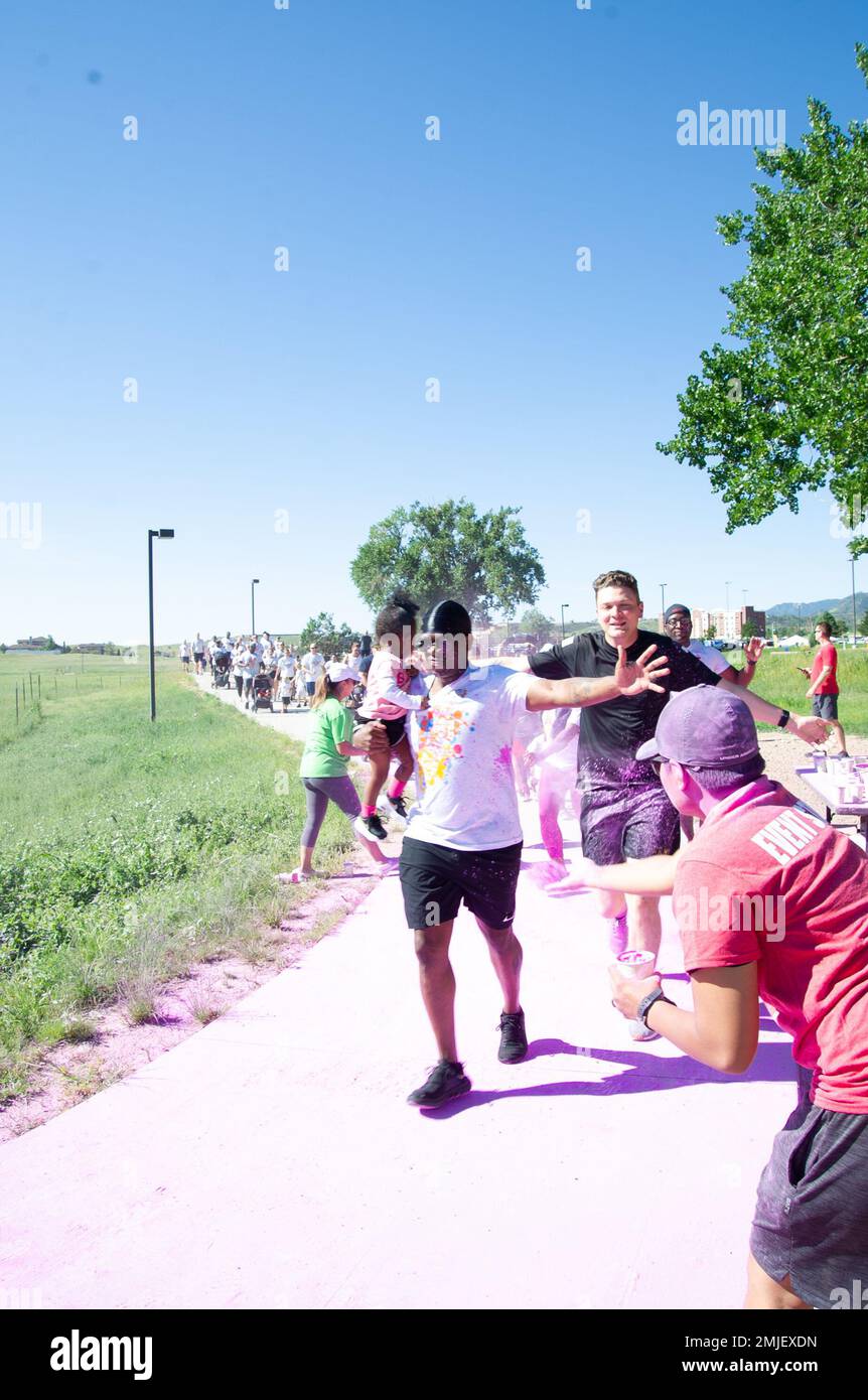 FORT CARSON, Colorado — Les coureurs se préparent à obtenir des ...