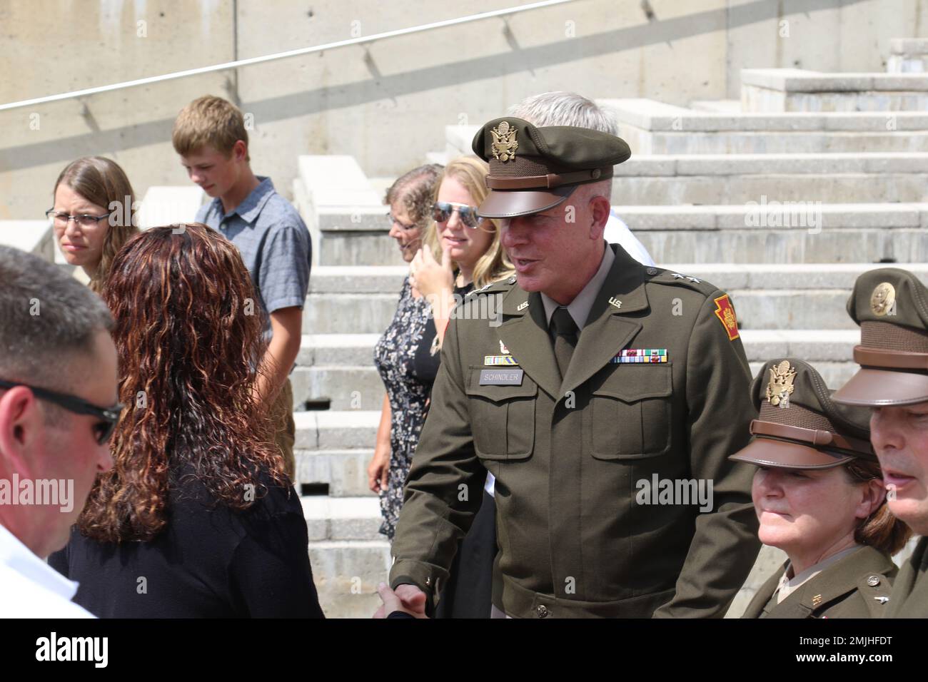 ÉTATS-UNIS Le général de division Mark Schindler, adjudant général de ...