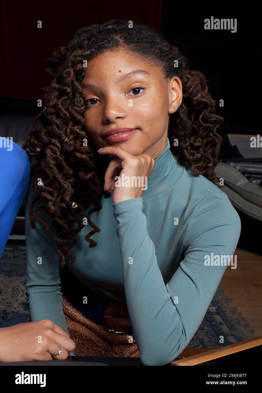 FILE - In this Dec. 22, 2017 file photo, Halle Bailey poses for a ...