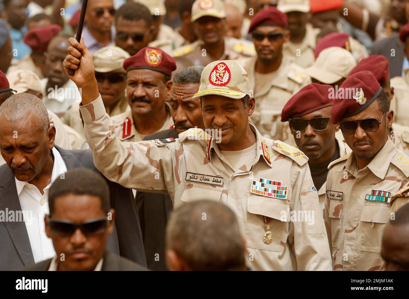 Gen. Mohammed Hamdan Dagalo, the deputy head of the military council ...