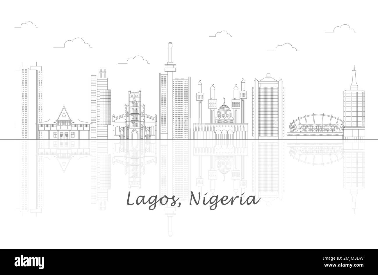 Histoire de lagos Banque d'images vectorielles - Alamy