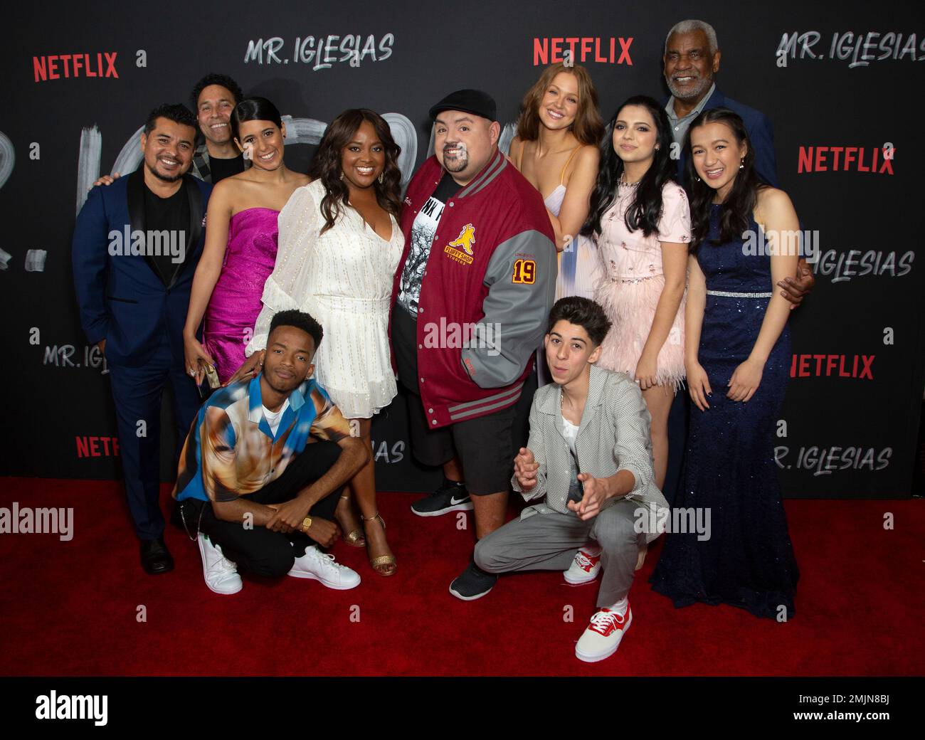 Jacob Vargas, from left, Oscar Nunez, Maria Quezada, Coy Stewart ...