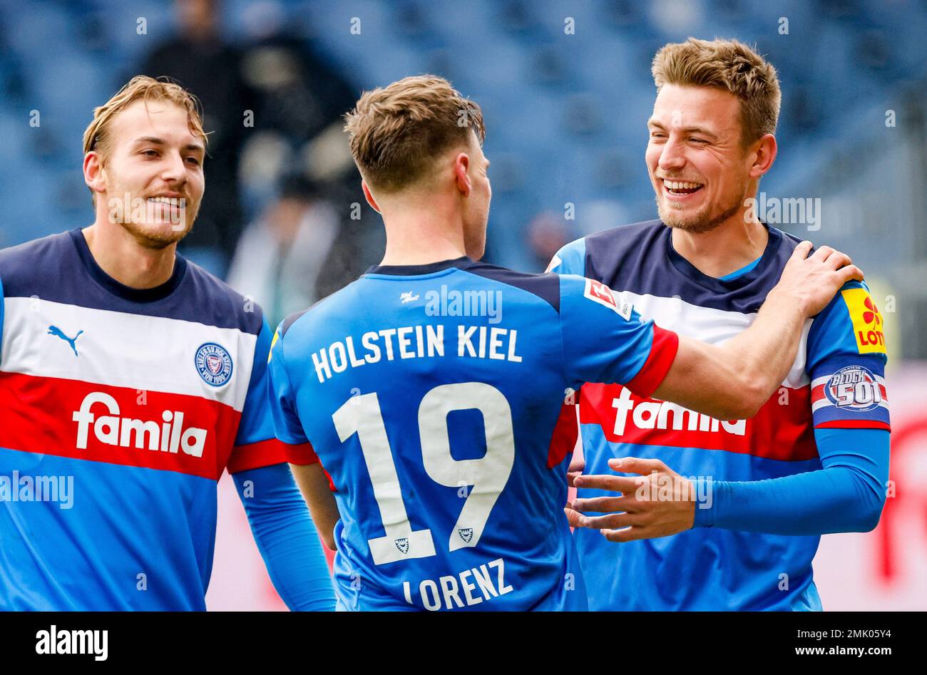 Kiel, Allemagne. 28th janvier 2023. Football: 2nd Bundesliga, Holstein ...