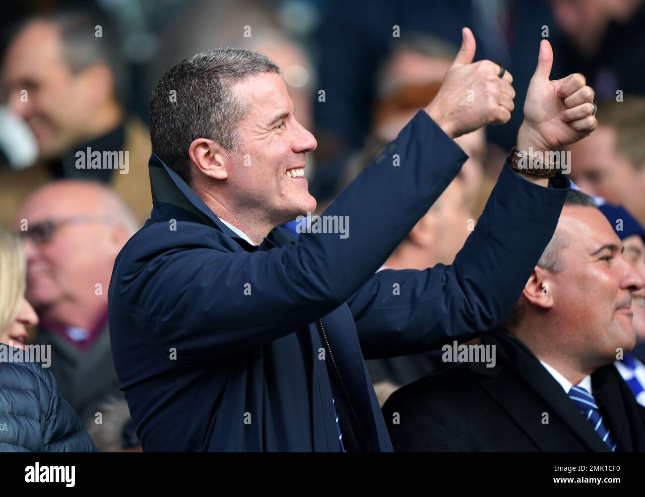 Brett Johnson, propriétaire de la ville d'Ipswich, lors du quatrième ...