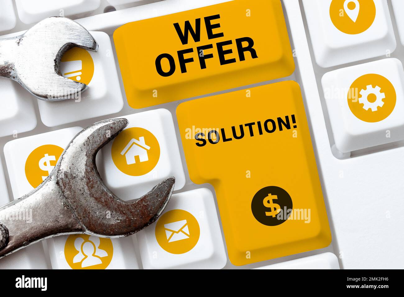 Affichage des panneaux nous offrons la solution. Internet concept ...