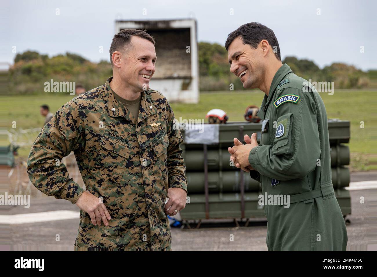 Le lieutenant-colonel William C. Woodward, commandant de l'Escadron d ...