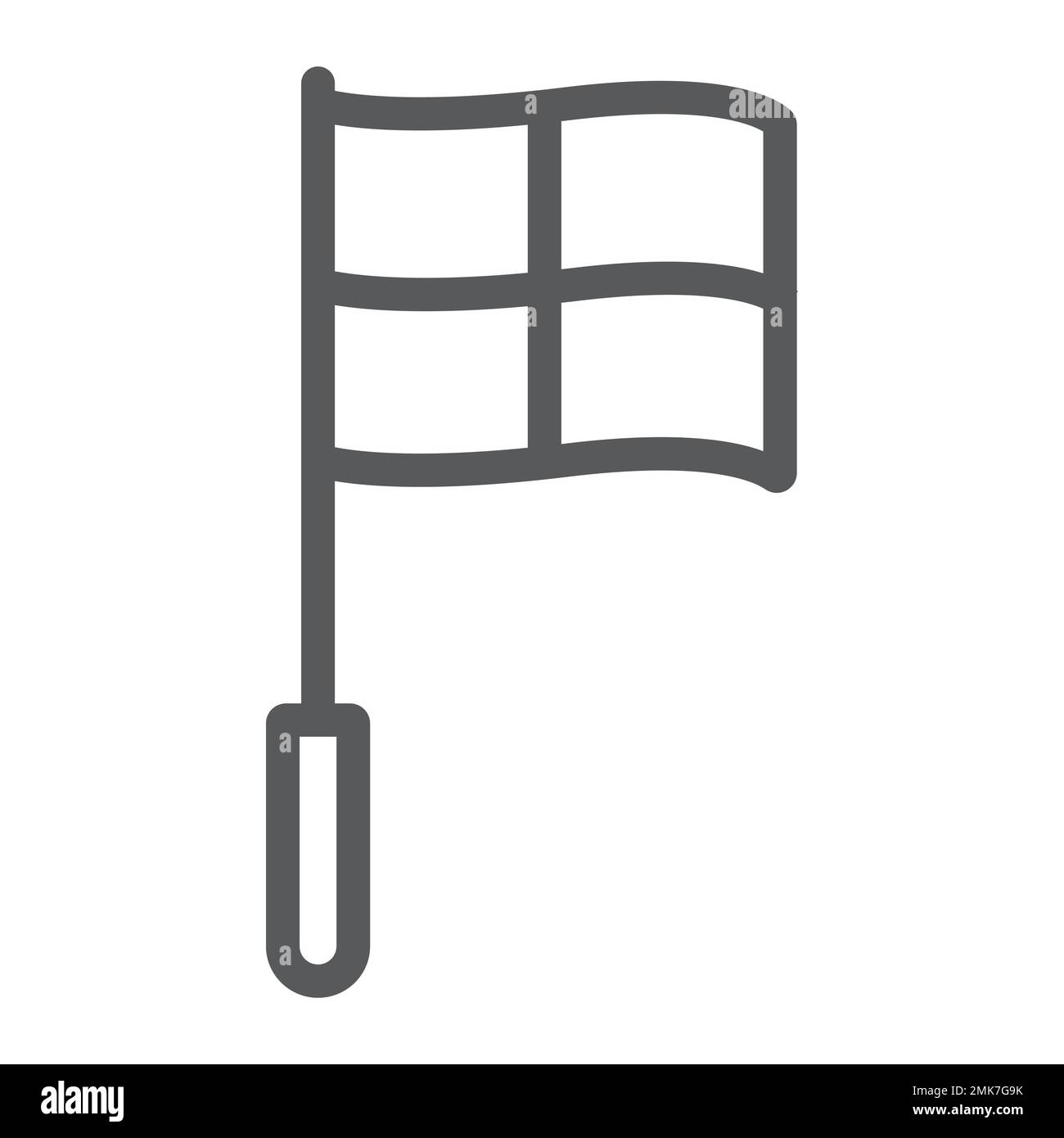 Drapeau hors jeu Banque d'images vectorielles - Alamy