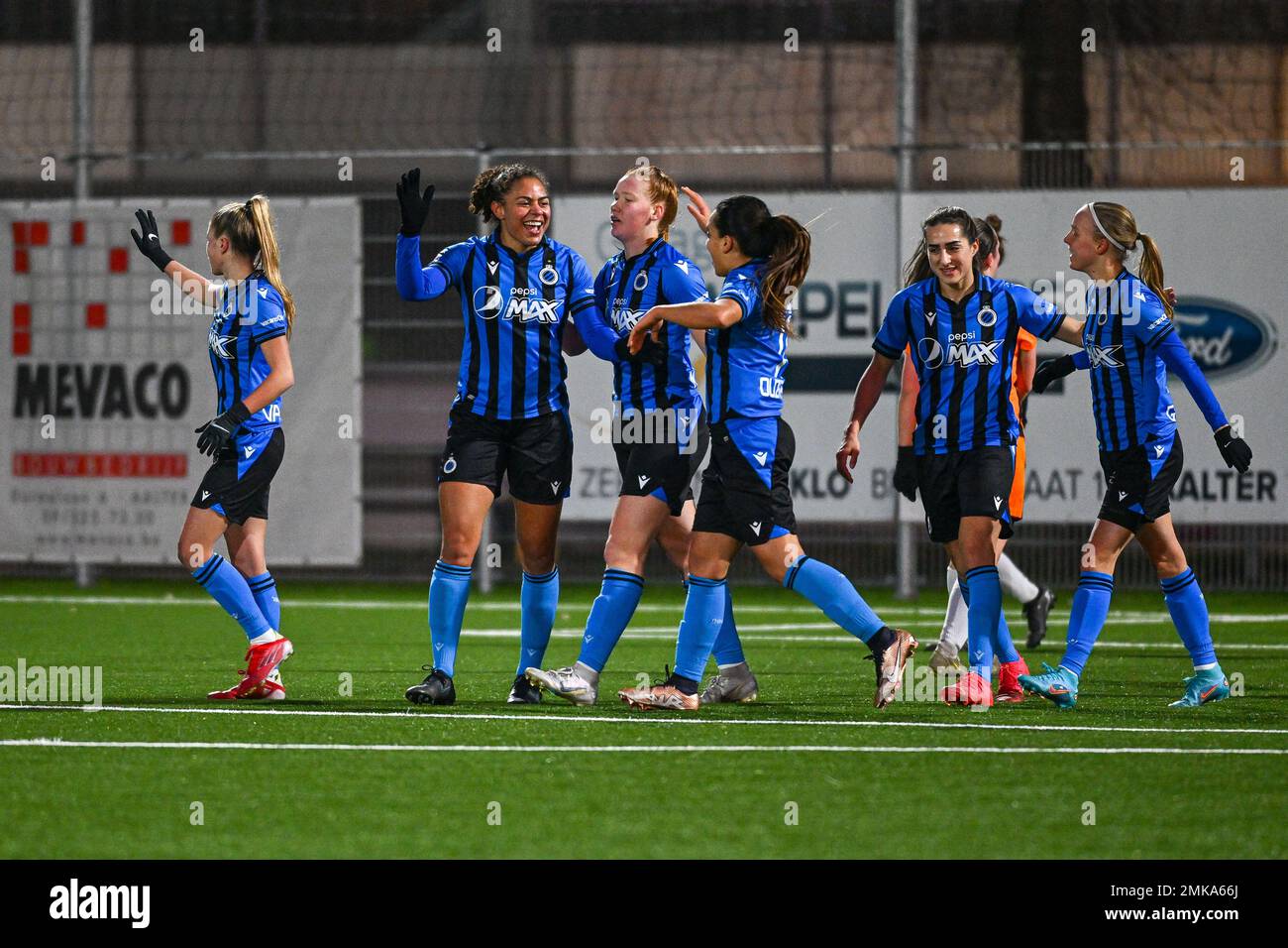 Aalter, Belgique. . 28th janvier 2023. Roosa Ariyo (20) de Brugge ...