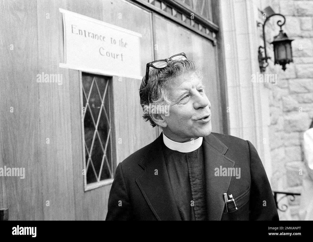Rev. William A. Wendt, an Episcopal priest, arrives at St. Columba's ...