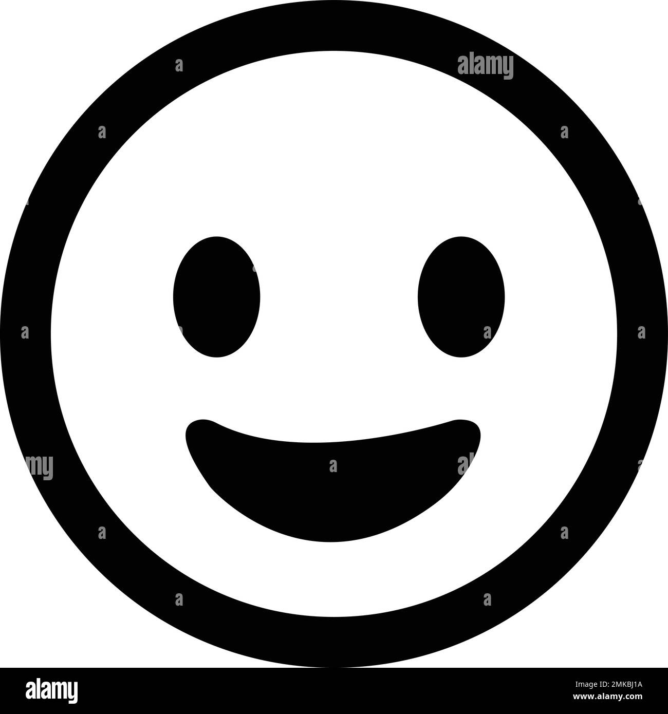 Visage souriant, icône émoticône positive heureux. expression faciale ... Visage souriant, icône émoticône positive heureux. expression faciale ...