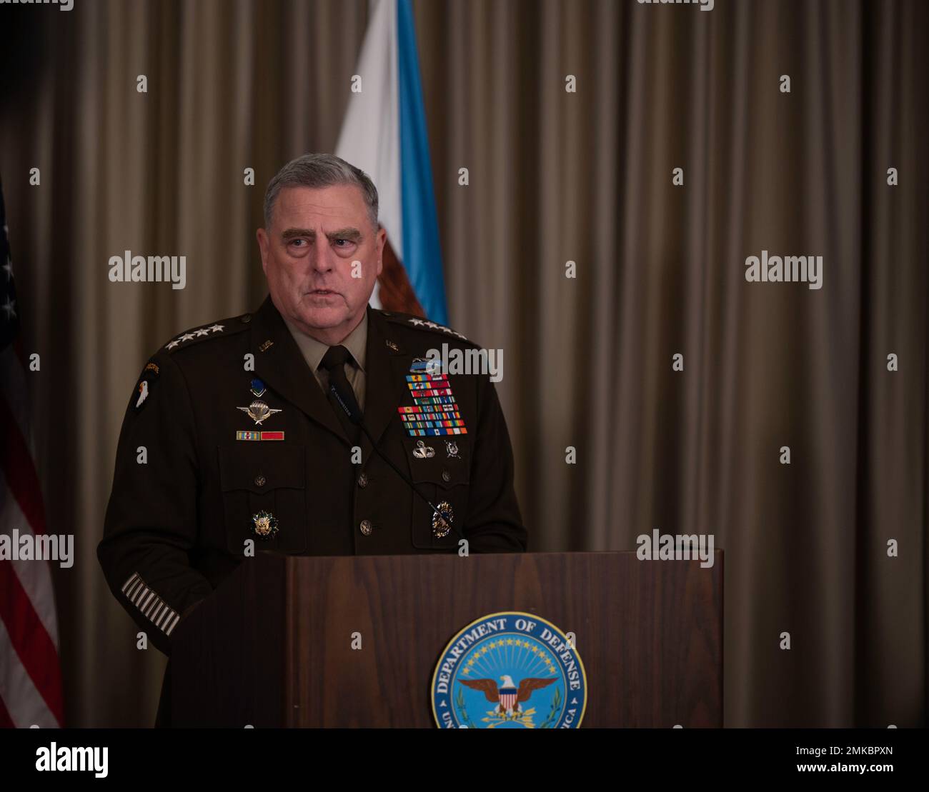 Le général Mark A. Milley, président des chefs d'état-major interarmées ...