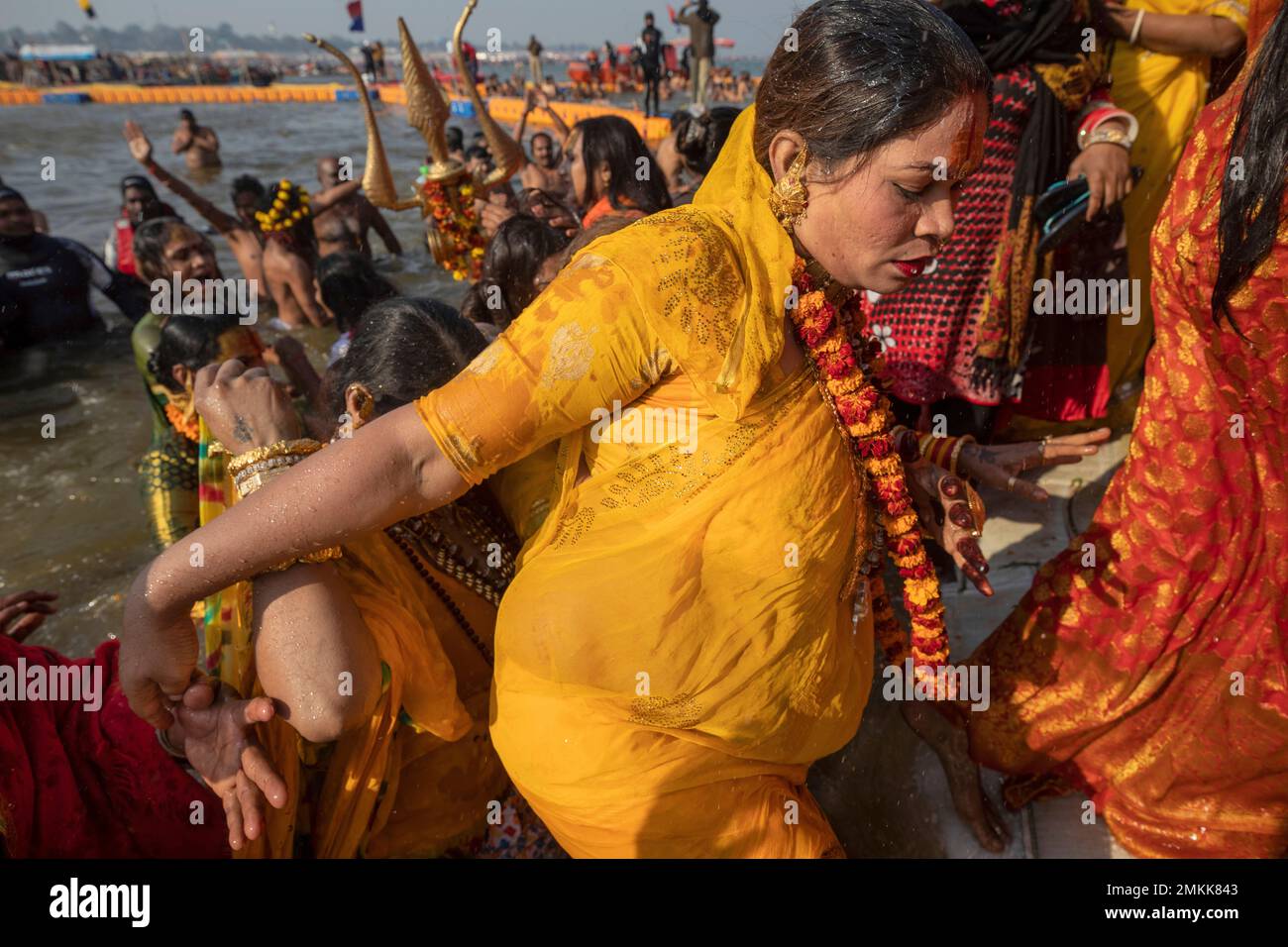 In this Jan. 15, 2019, photo, members of the newly formed "'Kinnar ...