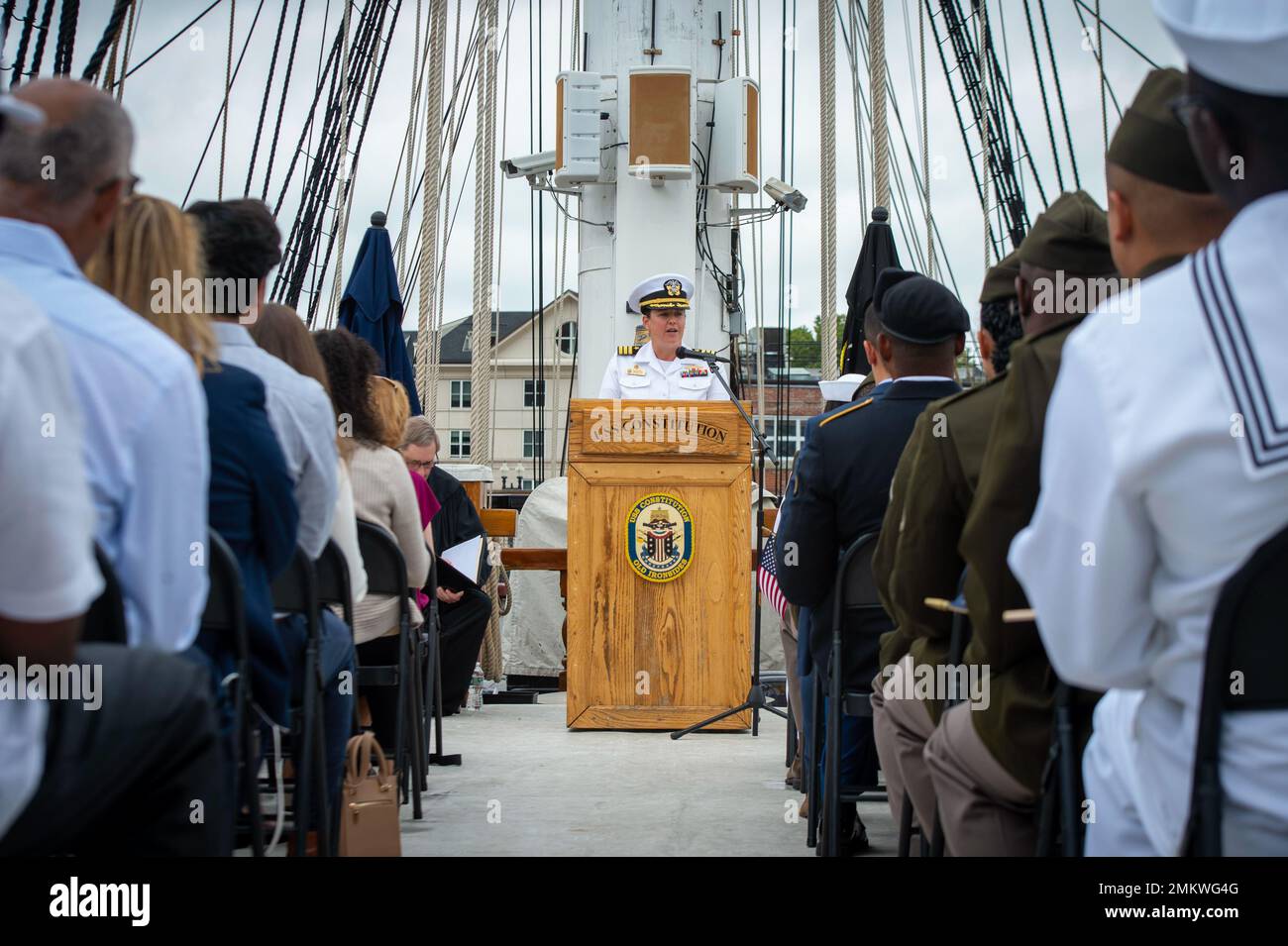 BOSTON (sept 12 2022) Cmdr. Marine des États-Unis Bille Farrell ...