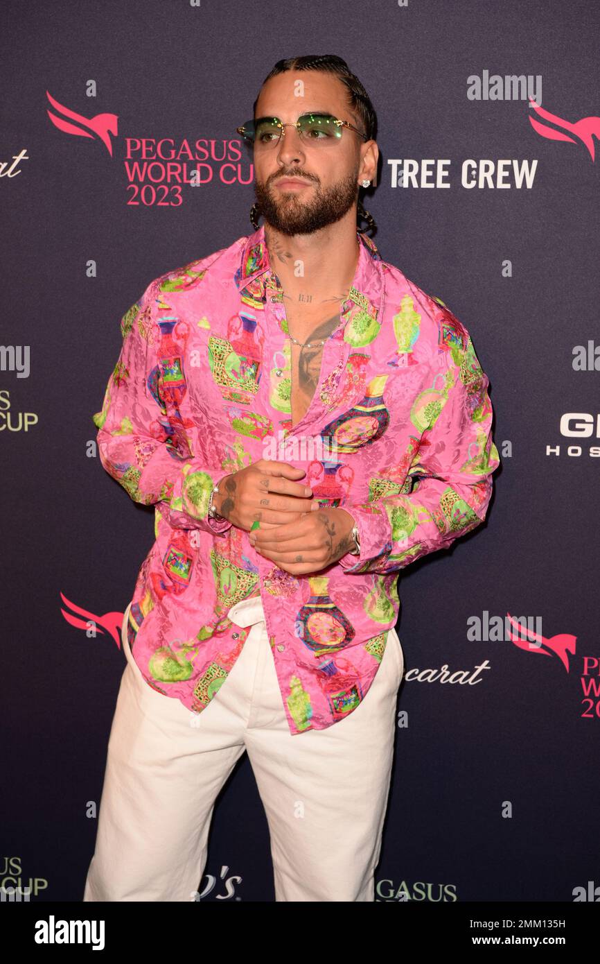 Hallandale Beach FL, États-Unis. 28th janvier 2023. Maluma participe à ...