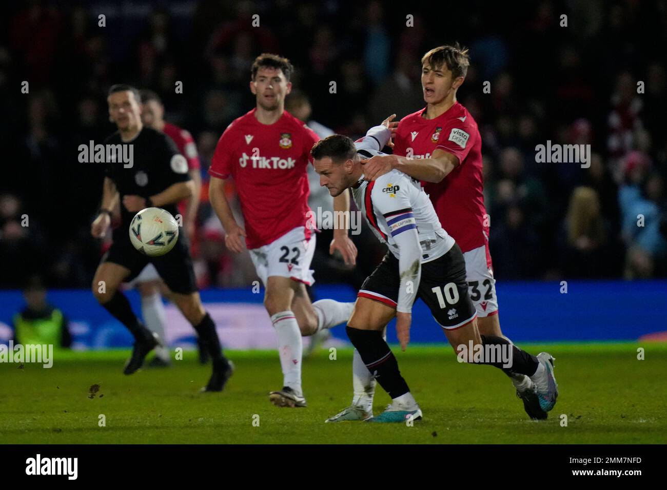 Wrexham, Royaume-Uni. 29th janvier 2023. Max Cleworth #32 de Wrexham ...