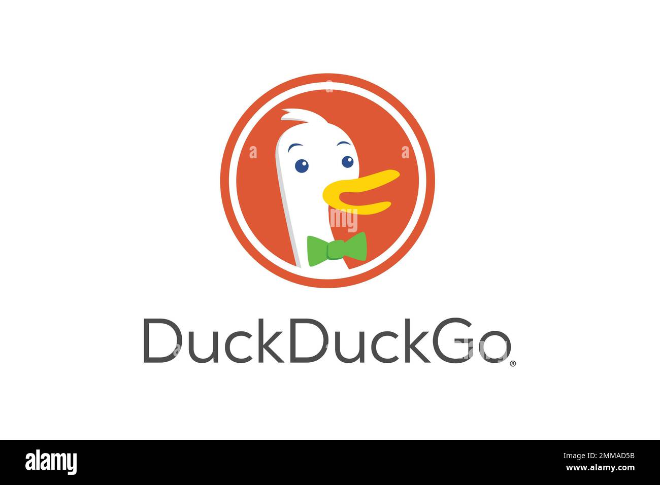 Duckduckgo logo Banque d'images détourées - Alamy