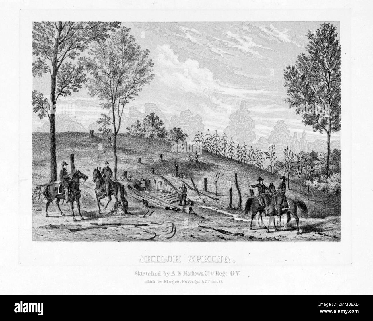 La bataille de Shiloh (surnommée la bataille du débarquement de ...