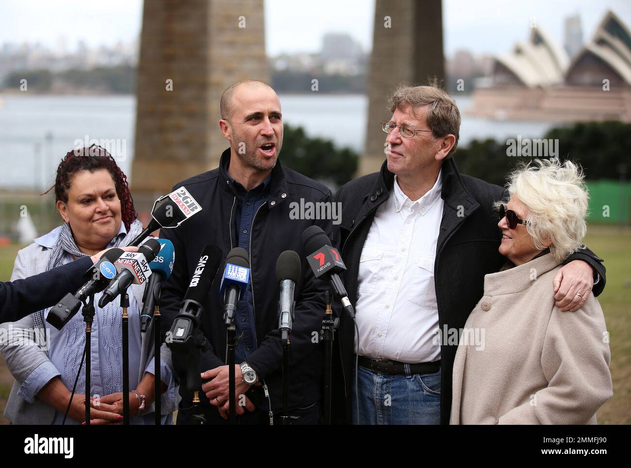 Roxanne Holmes, left, Bim Ricketson, second from left, and Peter ...