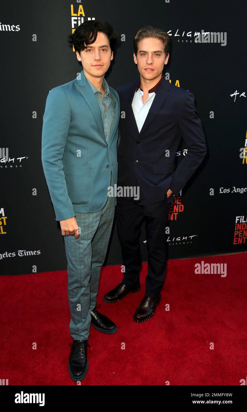 Cole Mitchell Sprouse, left, and Dylan Sprouse attend the World ...