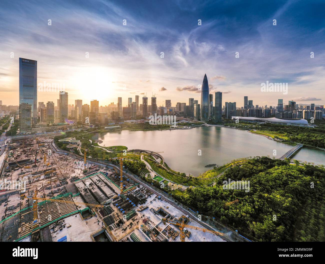 Stade du centre sportif de la baie de shenzhen Banque de photographies ...