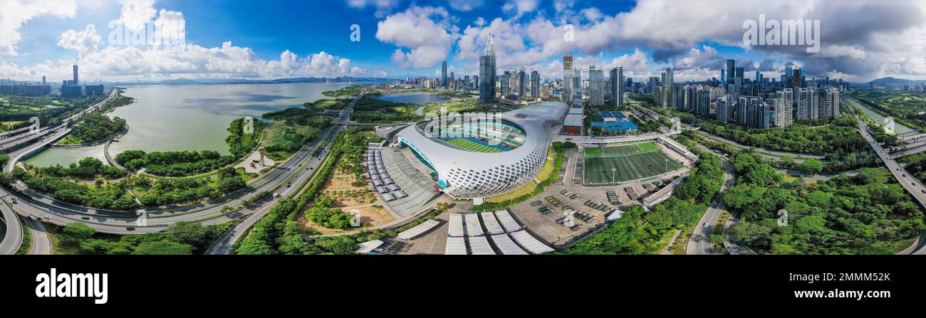Stade du centre sportif de la baie de shenzhen Banque de photographies ...