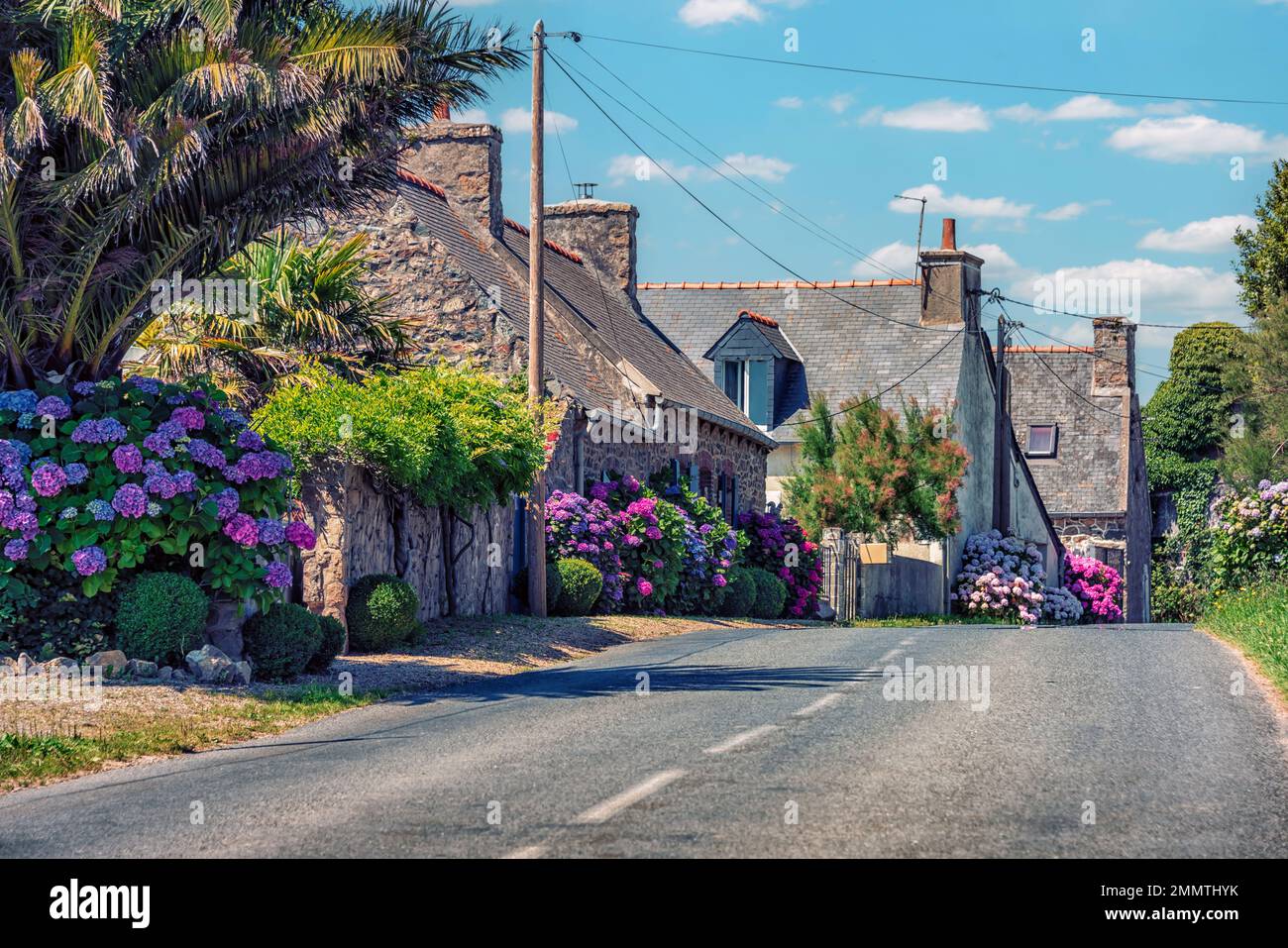 Village en bord de mer en bretagne Banque de photographies et d’images ...