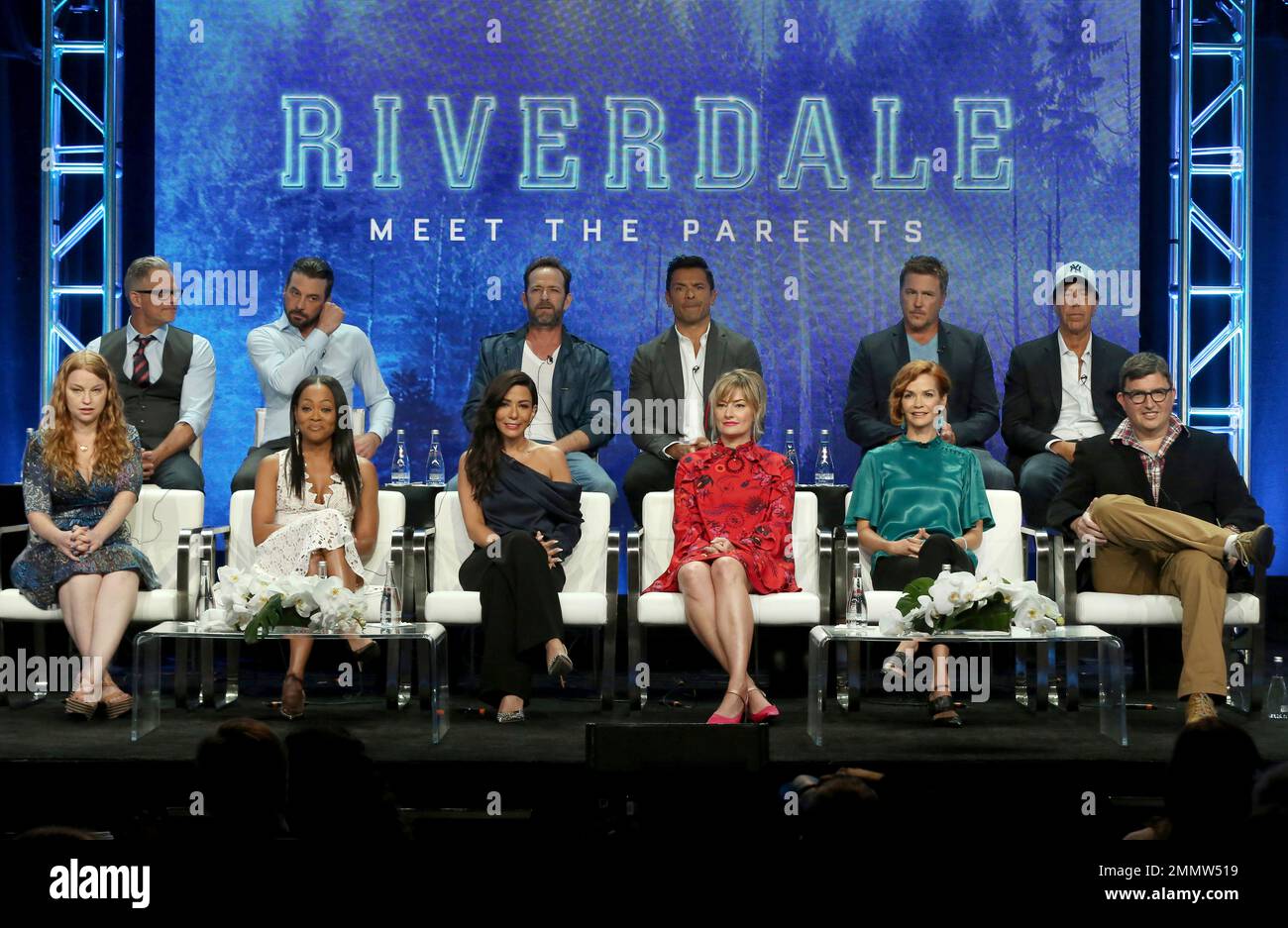 Martin Cummins, from back row left, Skeet Ulrich, Luke Perry, Mark ...