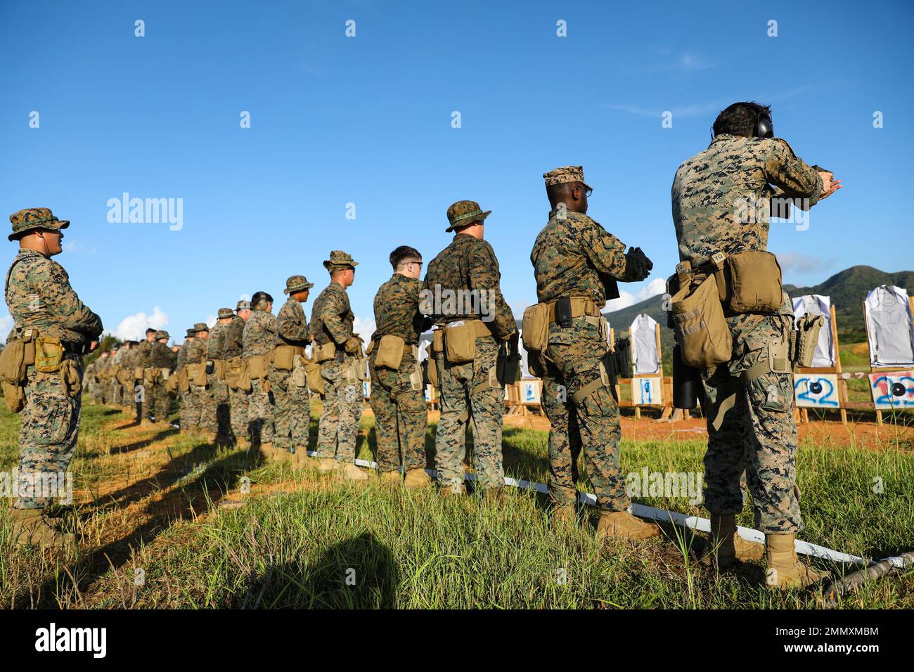 Marines des États-Unis avec 9th Engineer support Battalion, 3D Marine ...