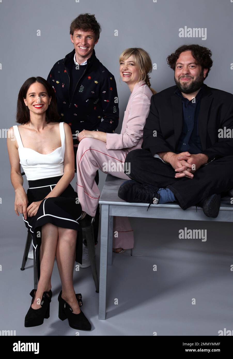 Katherine Waterston, from left, Eddie Redmayne, Alison Sudol and Dan ...