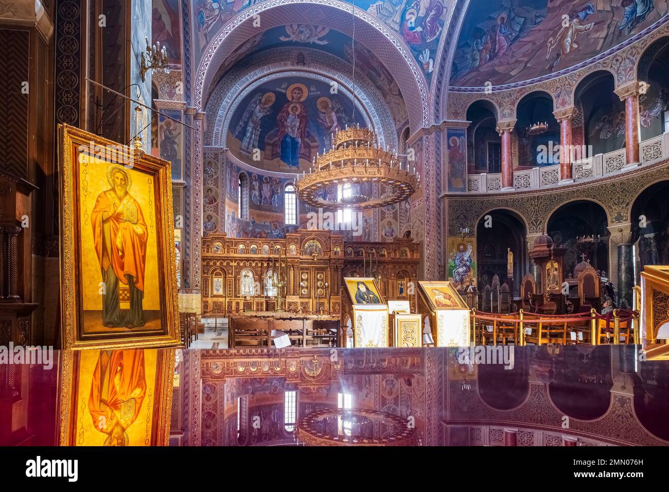 Grèce, Athènes, quartier de Kolonaki, Saint Dionysius l'église ...