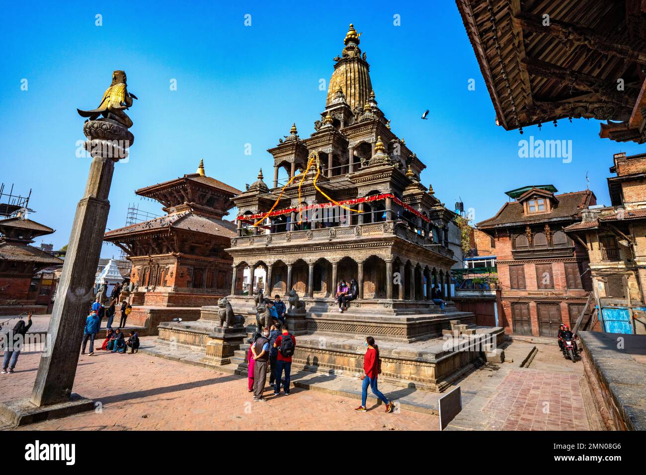 Kathmandu patan krishna mandir hindu temple Banque de photographies et ...