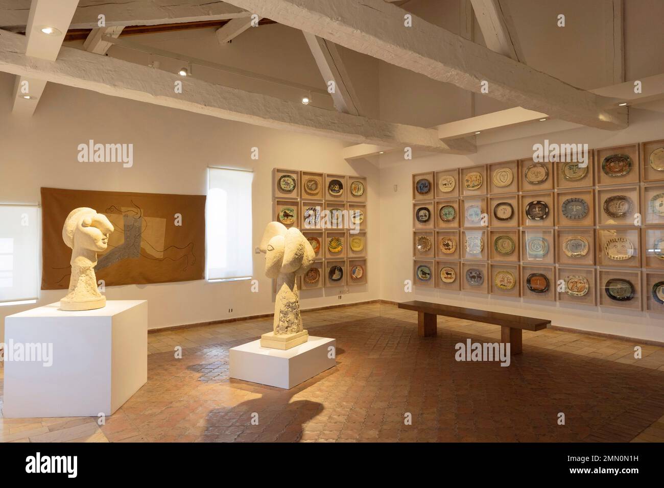 France, Alpes Maritimes, Antibes, Antibes Musée Picasso, ces sculptures ...
