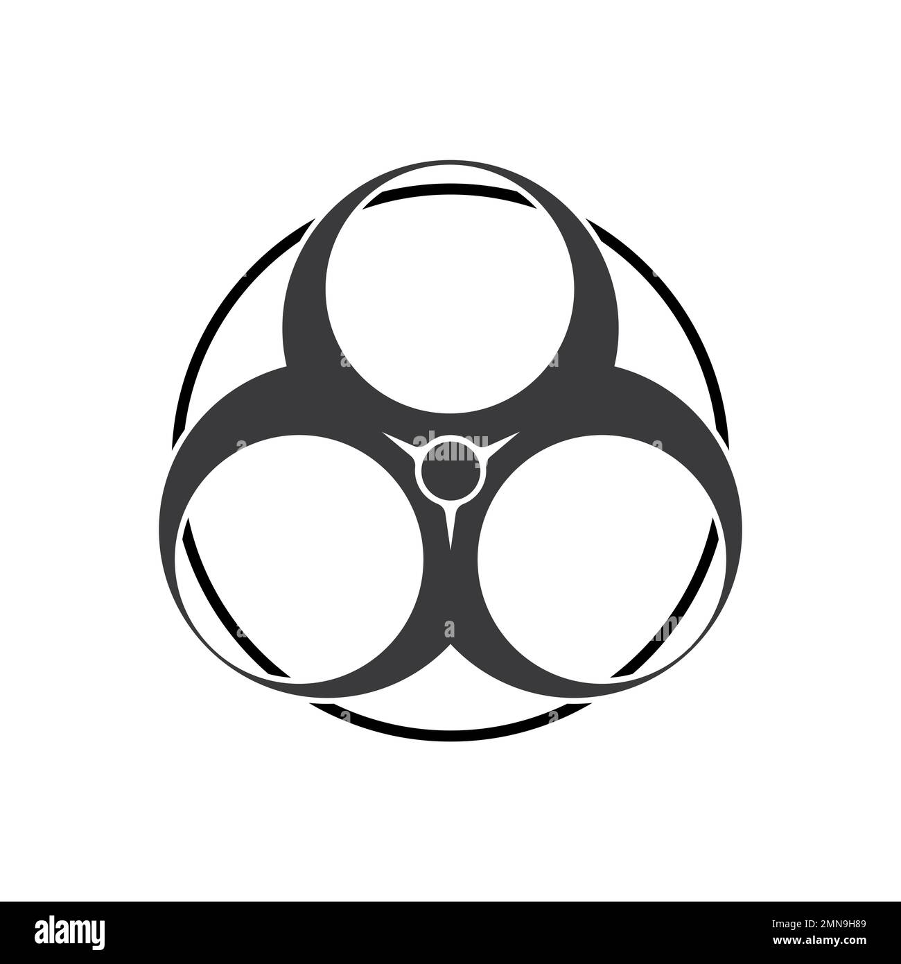 Logo de risque biologique Banque de photographies et d’images à haute ...