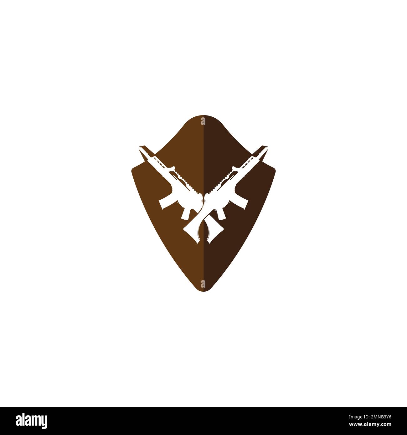 motif vectoriel du logo de l'arme militaire Photo Stock - Alamy