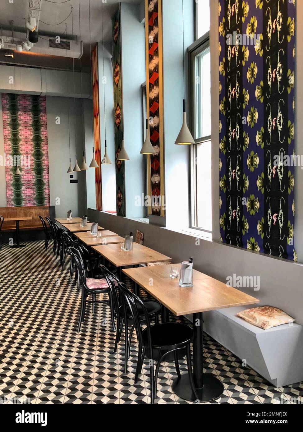 Patterned wallpapers Banque de photographies et d’images à haute ...