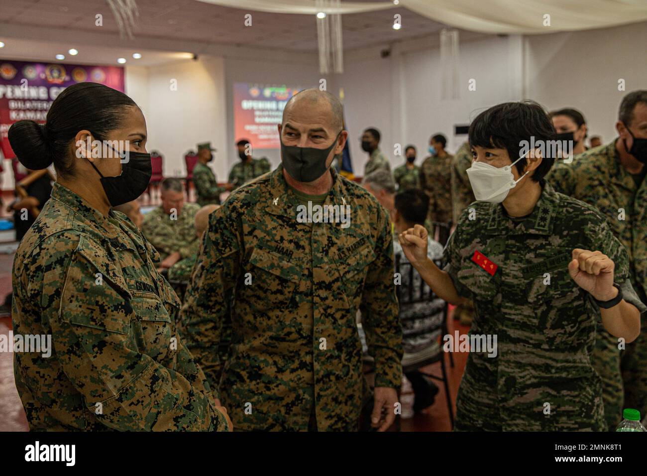 Caporal du corps des Marines des États-Unis Victoria Gonzalez, un ...