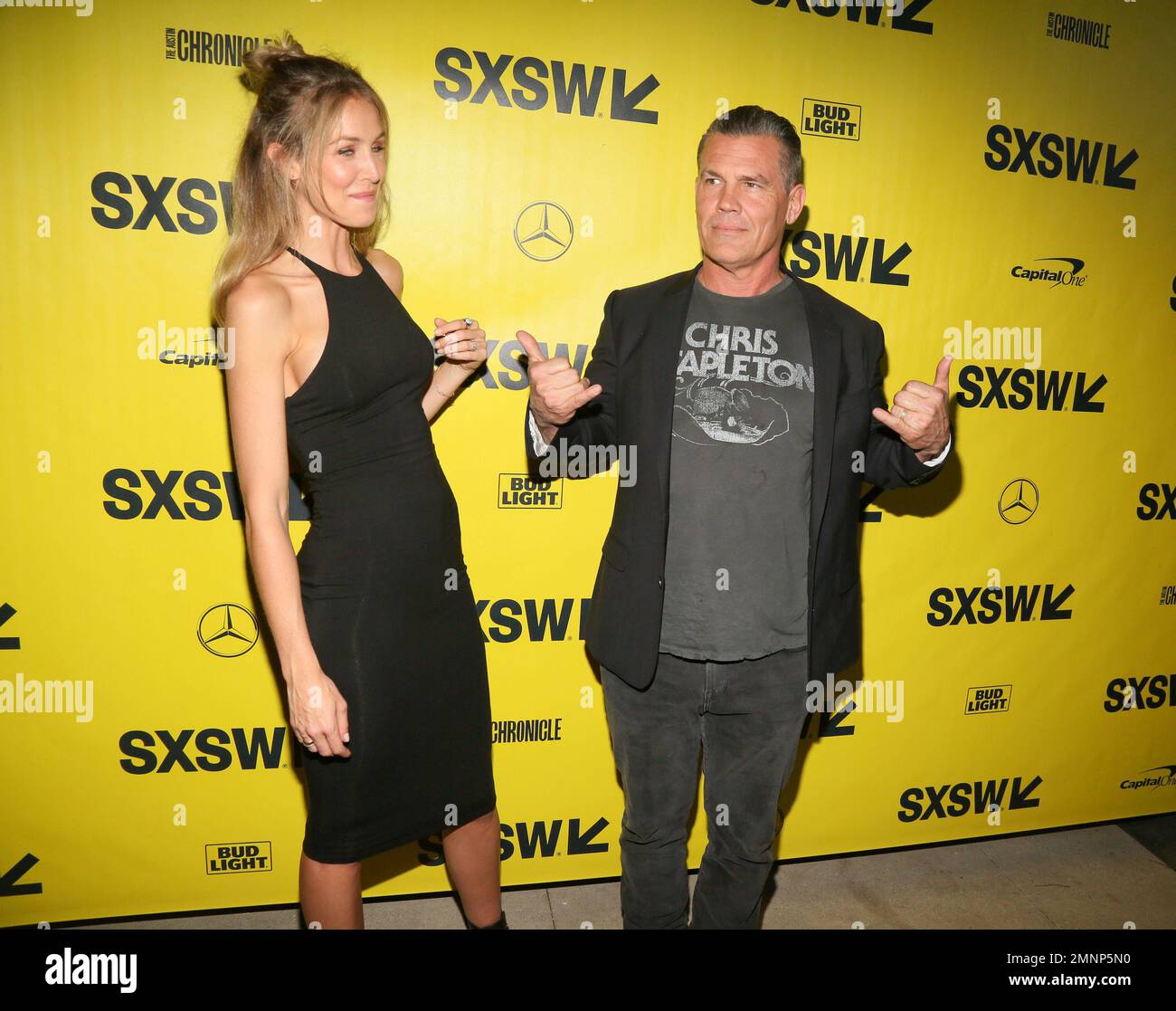 Josh Brolin and his wife Kathryn Boyd Brolin arrive for the world ...