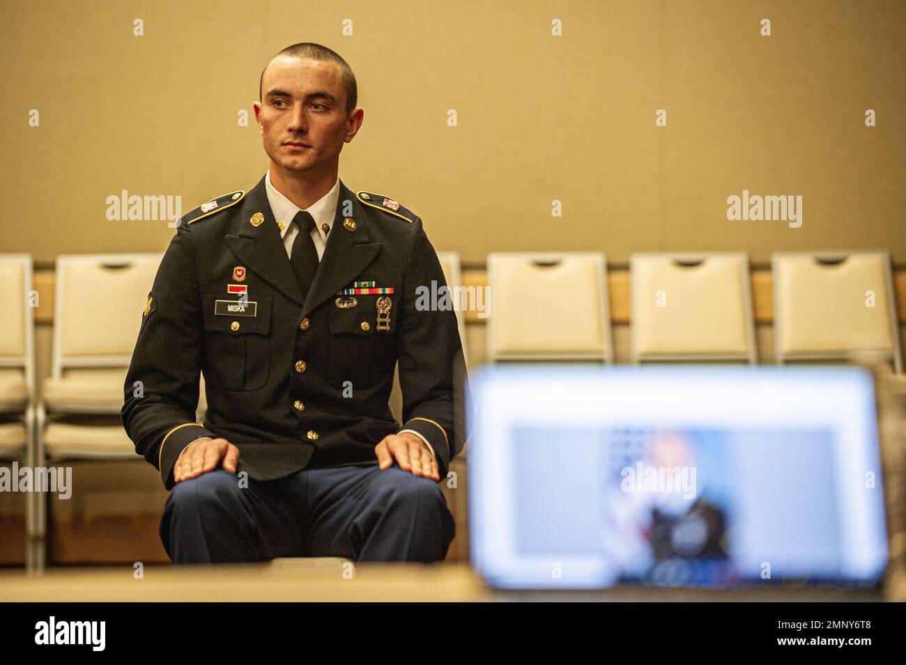 SPC de l'armée américaine. Nathaniel Miska, avec la Garde nationale de ...