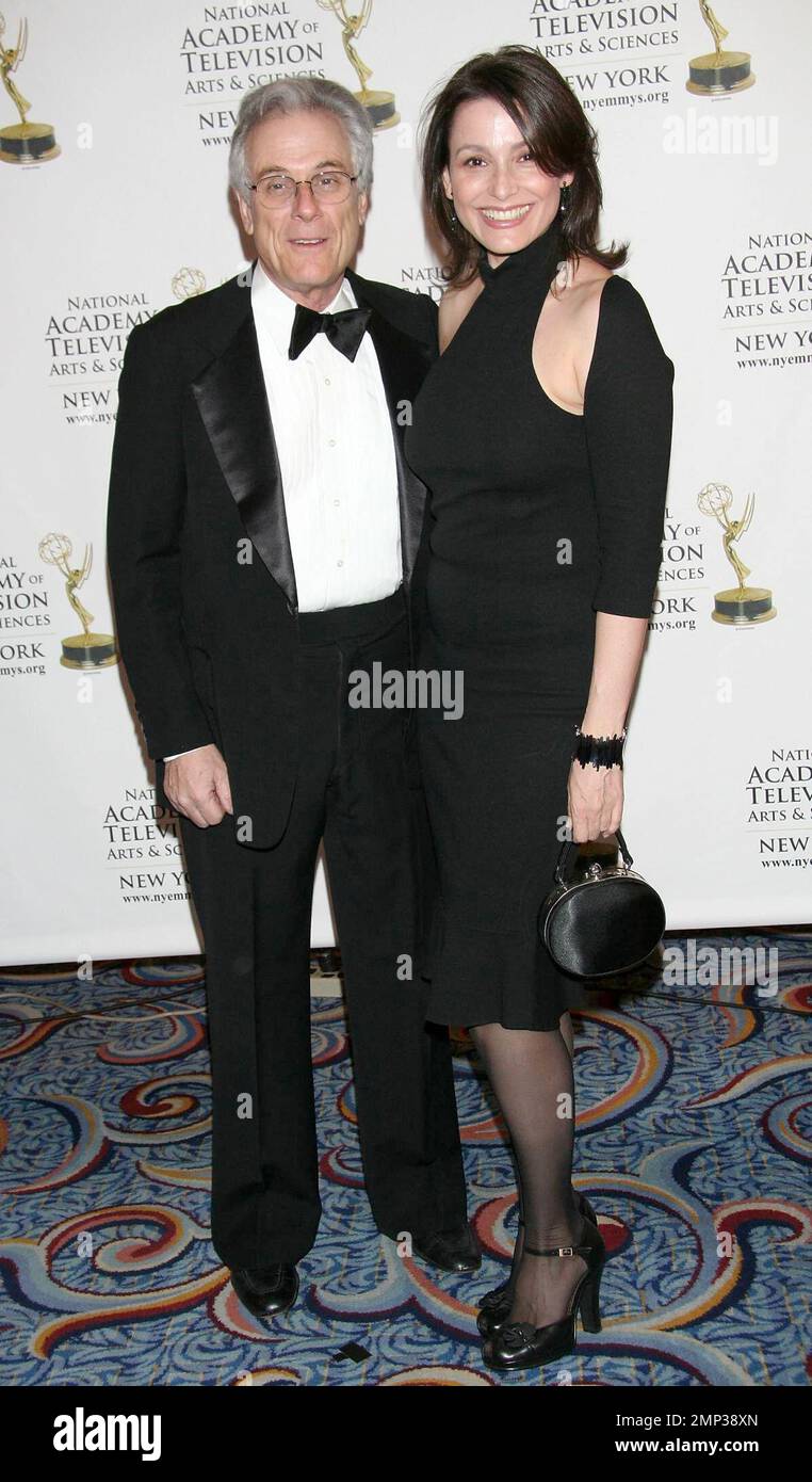 Jeffrey Lyons, critique TV et animateur de Reel Talk, et Alison Bailes, co-animateur de Reel ...