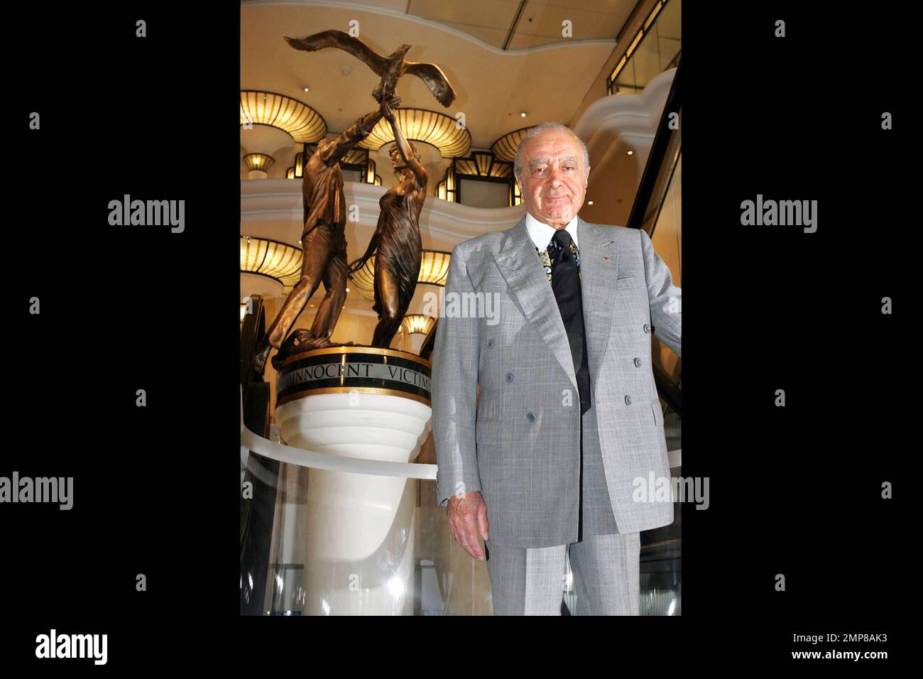 FILE - In this Thursday, Sept. 1, 2005 file photo, Harrods chairman ...